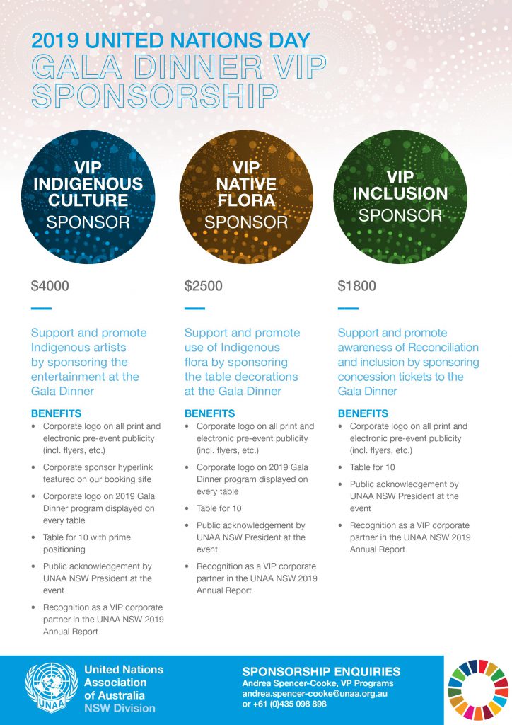 UNAA NSW United Nations Day Gala Dinner - UNAA