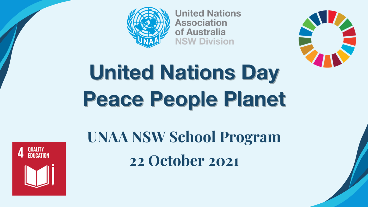 United Nations Day - UNAA NSW School Program - UNAA